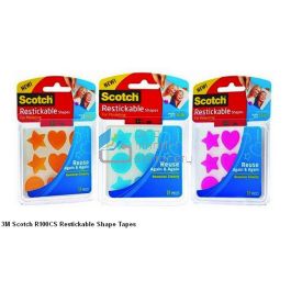 Jual 3M Scotch R100CS Restickable Shape Tapes Selotip unik Tempel ...