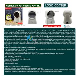 barcode/QR code scanner merk LOGIC type lengkap harga murah garansi resmi